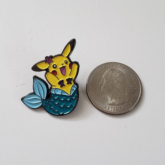 Pokemon | Jewelry | 25 Mermaid Pikachu Pin | Poshmark
